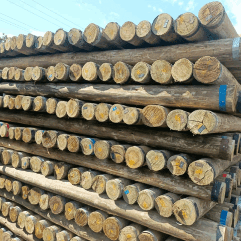 Treated Wooden Posts for Fencing in Kenya - Electric Fencing Solutions ...